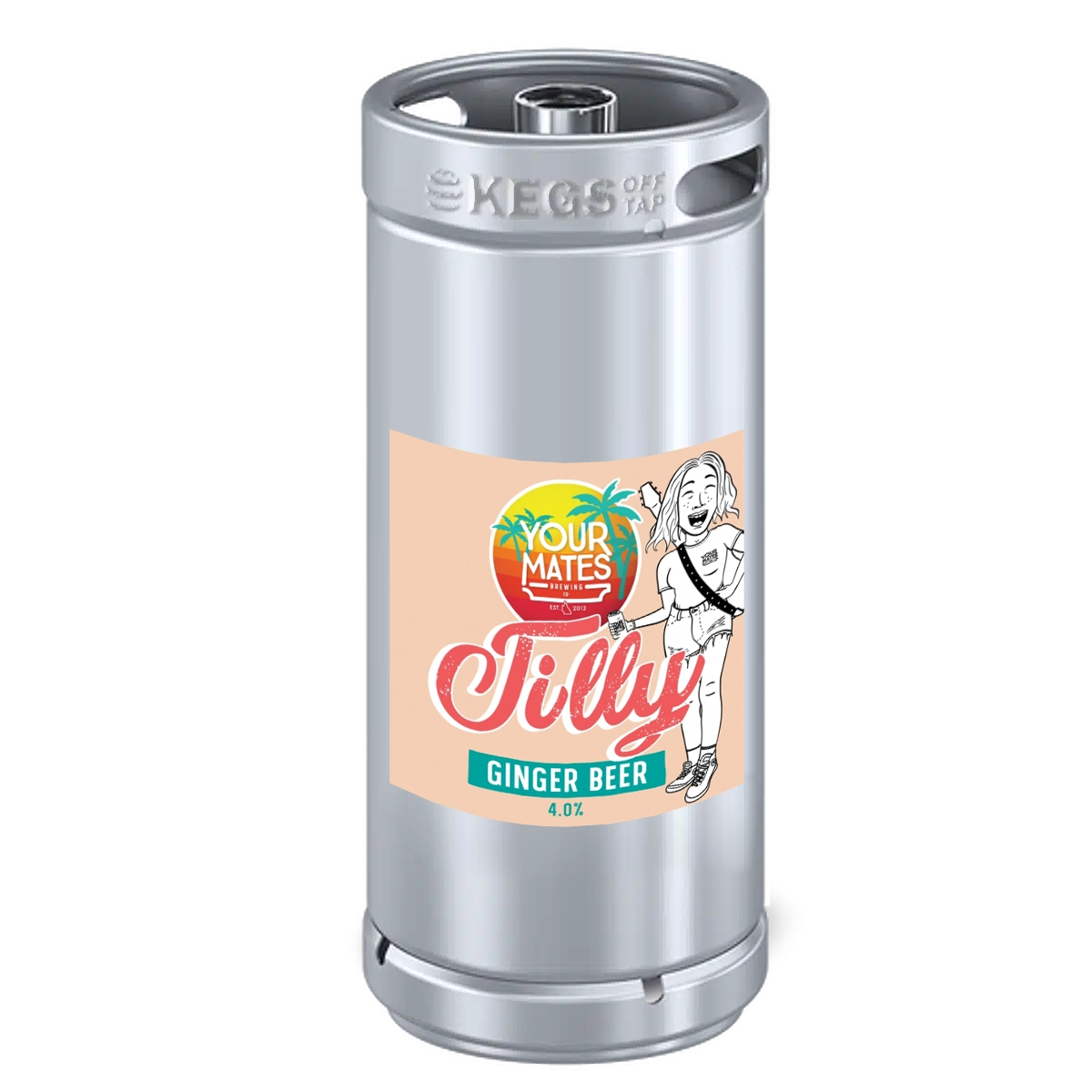 Your Mates Larry Tilly Ginger Beer – Kegs Off Tap